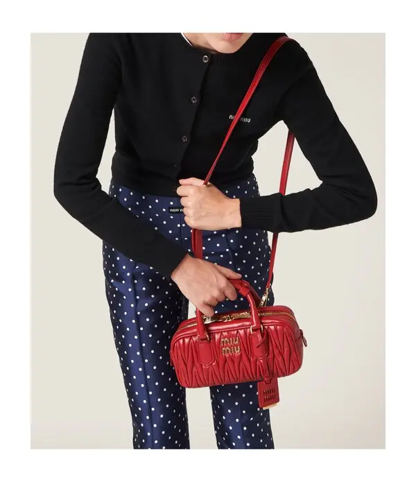 Miu Miu Matelassé Zipped Handbag