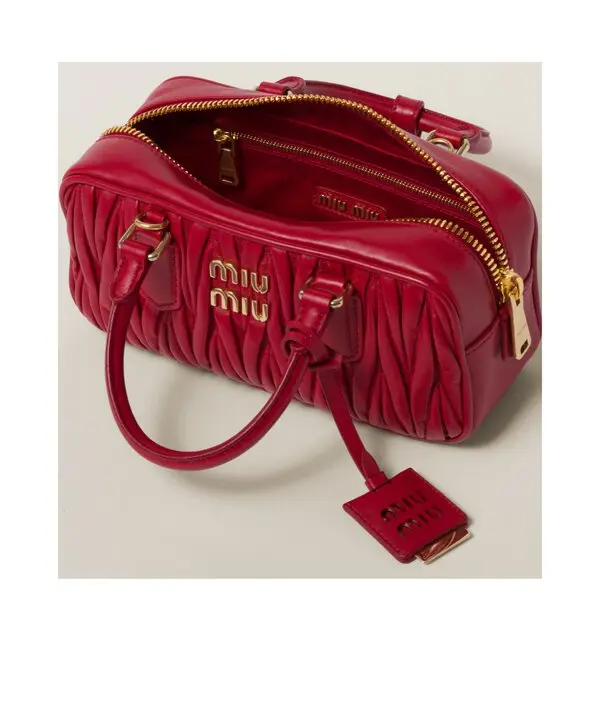 Miu Miu Matelassé Zipped Handbag