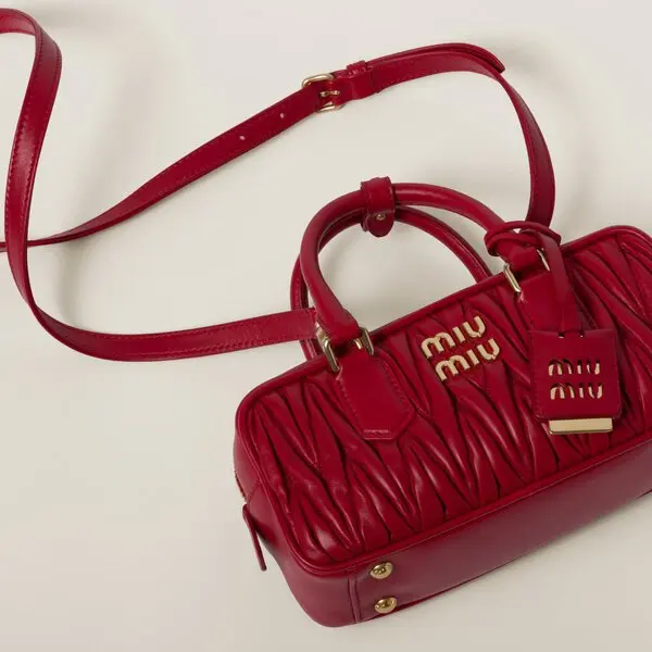 Miu Miu Matelassé Zipped Handbag