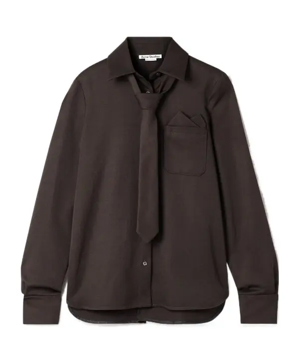 Acne Studios Long Sleeve Shirt With Matching Tie