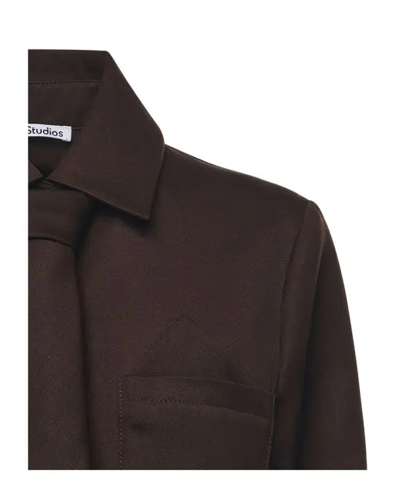 Acne Studios Long Sleeve Shirt With Matching Tie