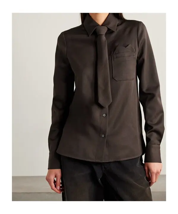 Acne Studios Long Sleeve Shirt With Matching Tie