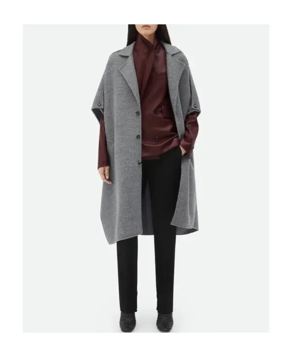 Bottega Veneta Wool Cashmere Single-breasted Coat