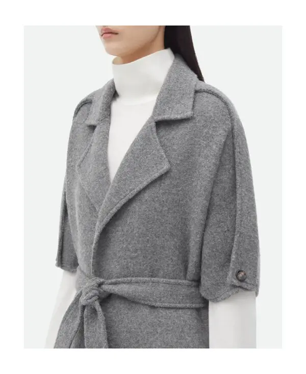 Bottega Veneta Wool Cashmere Single-breasted Coat
