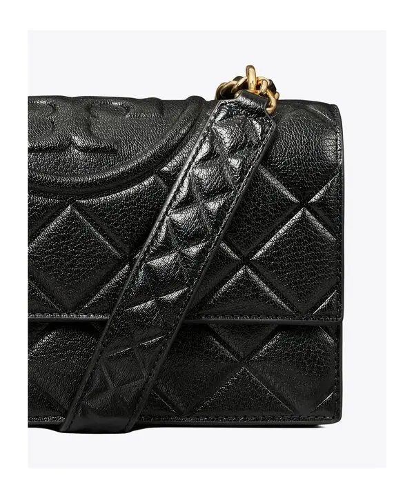 Tory Burch Fleming Convertible Shoulder Bag - Black