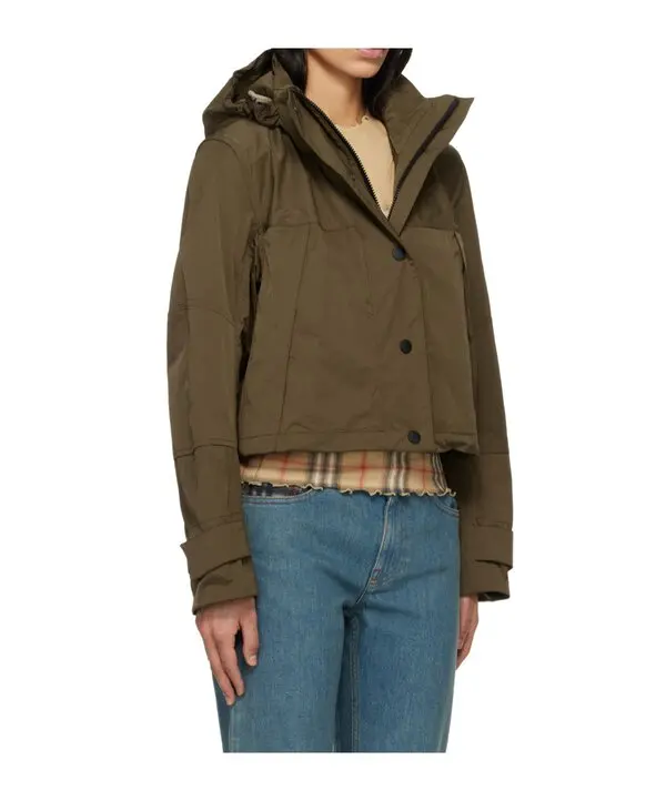 Burberry Norwood Logo Hooded Jacket - No