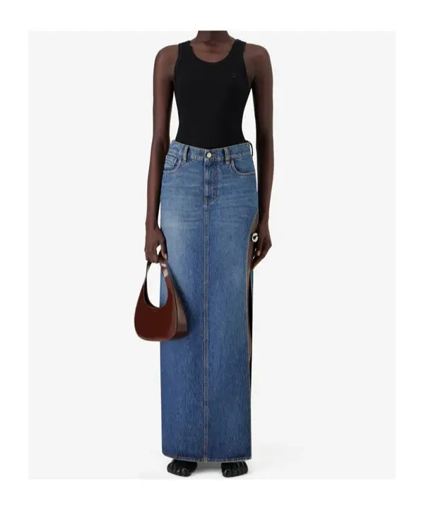 Coperni Belted Side-split Maxi Skirt