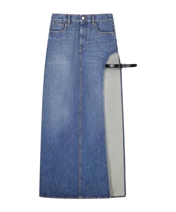 Coperni Belted Side-split Maxi Skirt - No