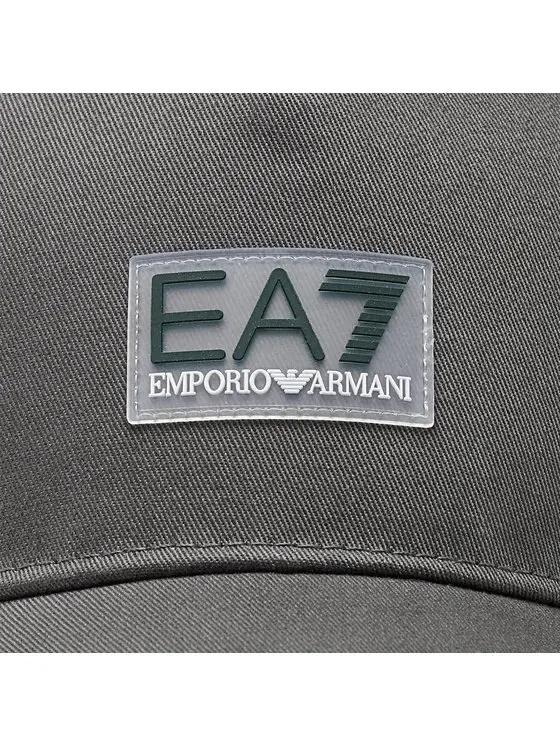 EA7 Logo Baseball Cap - Gray