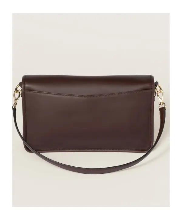 Miu Miu Penny Leather Bag - Black
