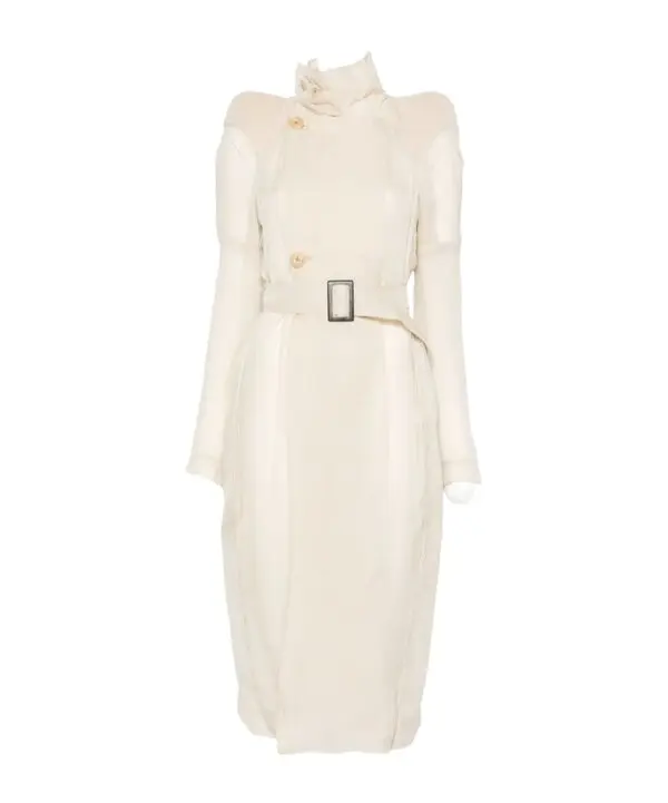 Rick Owens Long Sleeve Belted Windbreaker