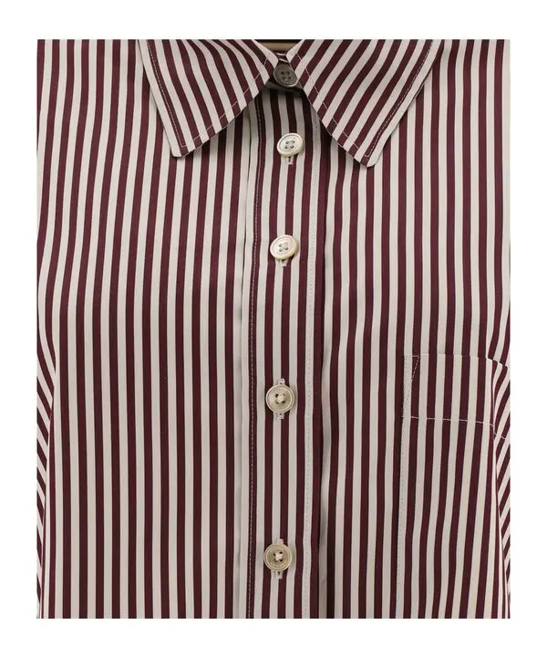 Isabel Marant Étoile Fleora Striped Shirt - Brown