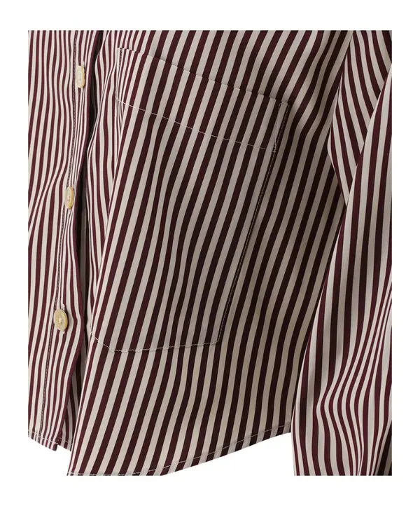 Isabel Marant Étoile Fleora Striped Shirt - Brown