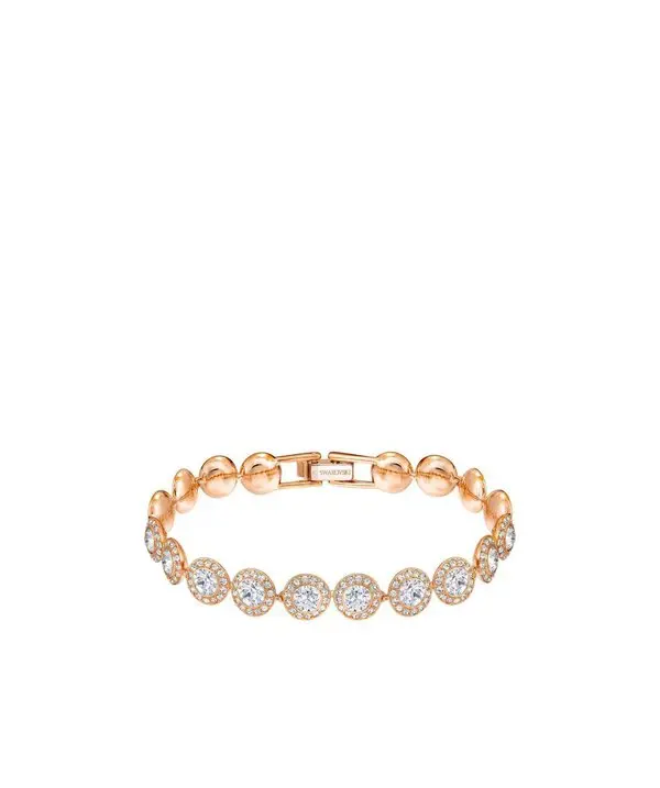 SWAROVSKI Angelic Bracelet With Rose Gold Plated Base - Yellow