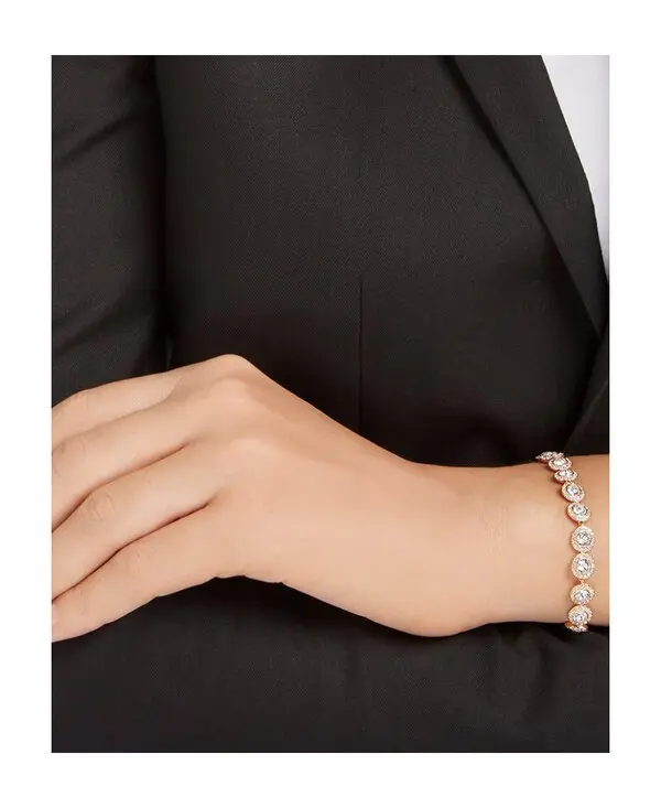 SWAROVSKI Angelic Bracelet With Rose Gold Plated Base