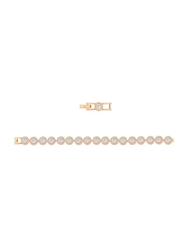 SWAROVSKI Angelic Bracelet With Rose Gold Plated Base