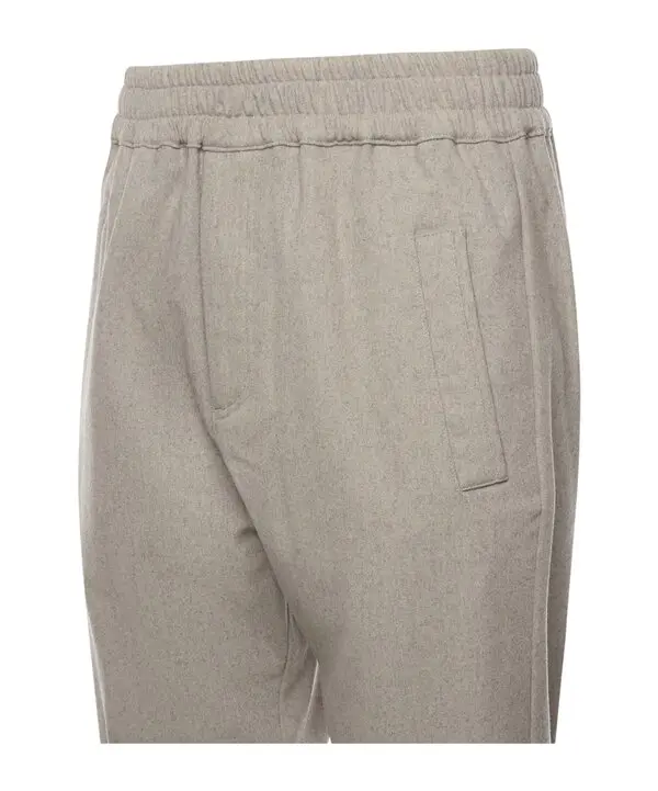 Eleventy Drawstring Relaxed-fit Pants - Gray