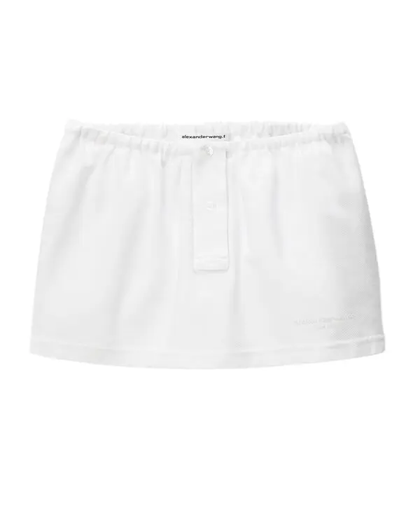 Alexander Wang Elasticated Waistband Buttoned Skirt