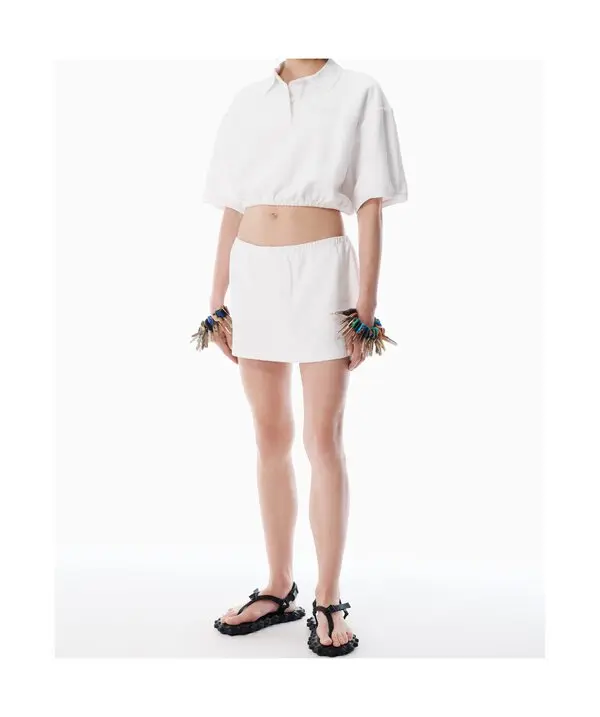Alexander Wang Elasticated Waistband Buttoned Skirt