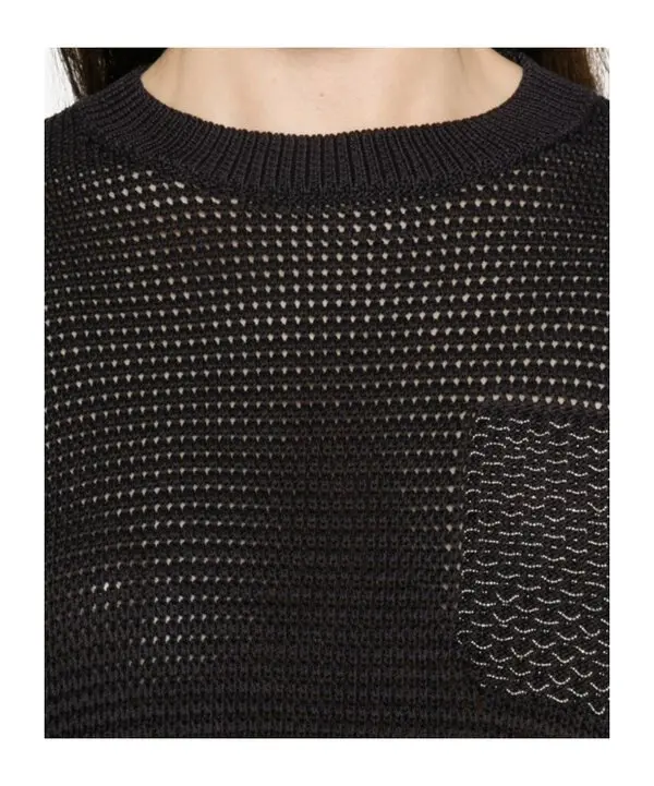 Peserico Textured Knit Jumper With Three-quarter Sleeves