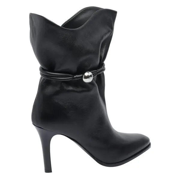 Isabel Marant Étoile Lolya Ruched Stiletto Boots - Black
