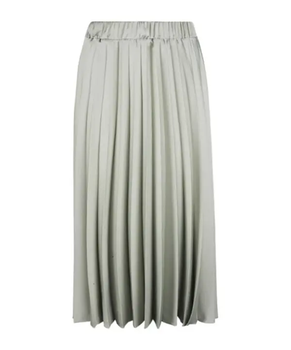D.exterior Pleated Midi Skirt