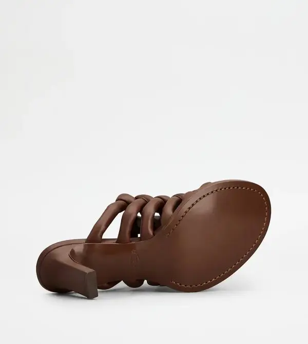 TOD'S Woven High Heel Mules