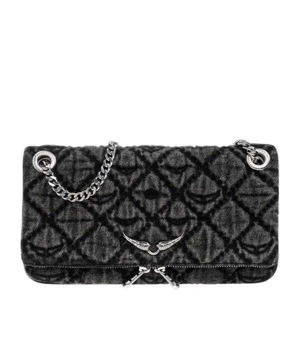 Zadig&Voltaire Quilted Chain-strap Crossbody Bag - Gray