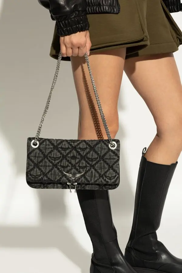 Zadig&Voltaire Quilted Chain-strap Crossbody Bag