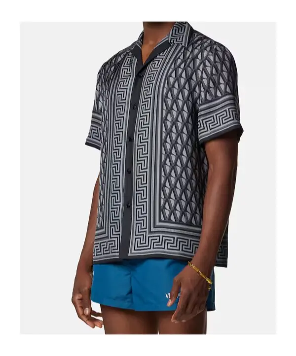 Versace Pattern-printed Short-sleeved Shirt