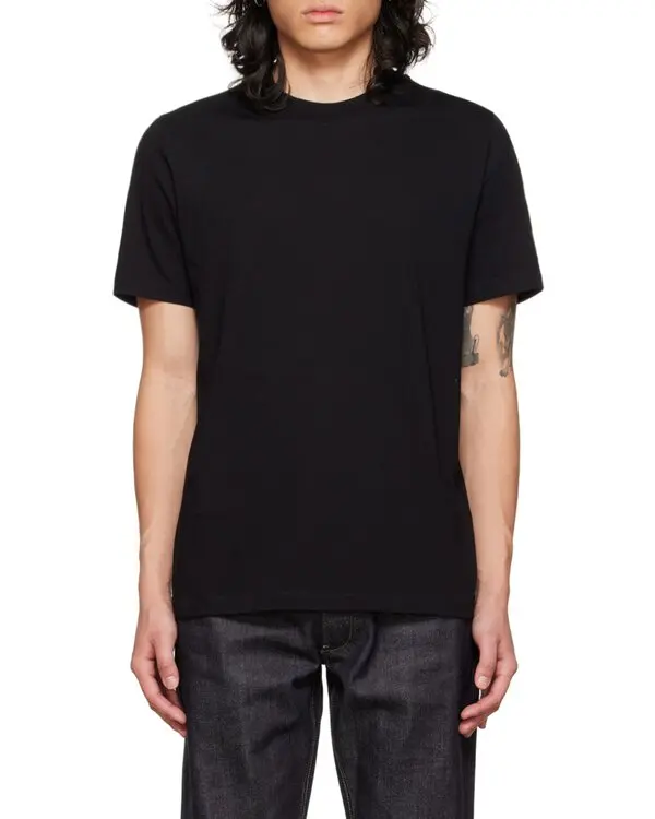 JIL SANDER Short-sleeved Crewneck T-shirt - Black