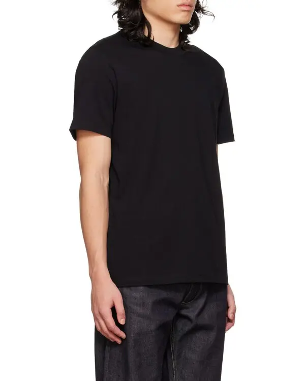 JIL SANDER Short-sleeved Crewneck T-shirt - Black