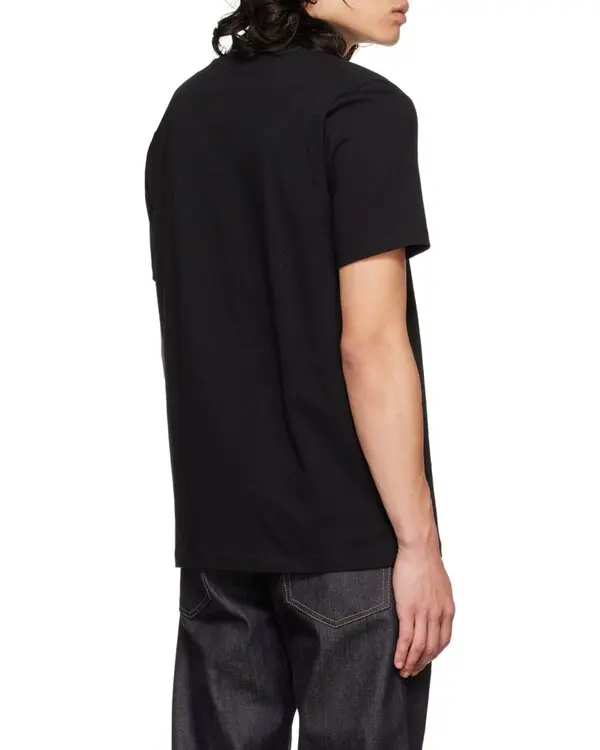 JIL SANDER Short-sleeved Crewneck T-shirt - Black