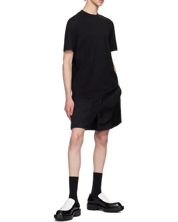 JIL SANDER Short-sleeved Crewneck T-shirt - Black