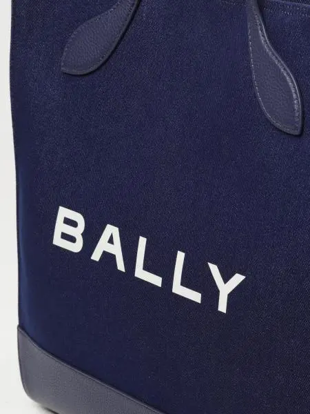 Bally Logo Printed Tote Bag