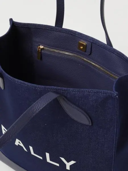 Bally Logo Printed Tote Bag