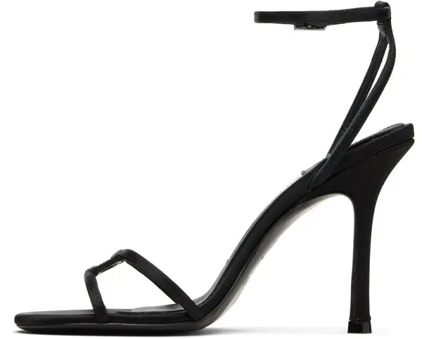 JIMMY CHOO Leo 100 High-heeled Sandals - Black