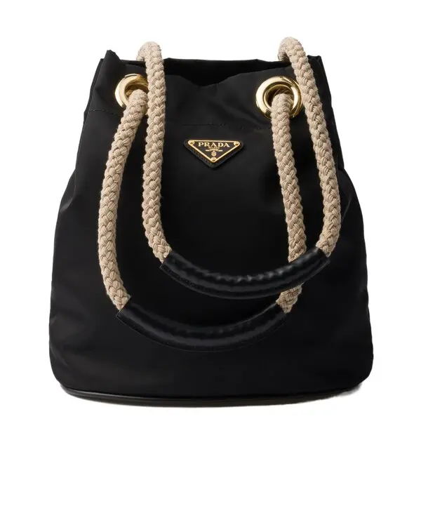 Prada Mariner Re-nylon Small Bucket Bag - Black