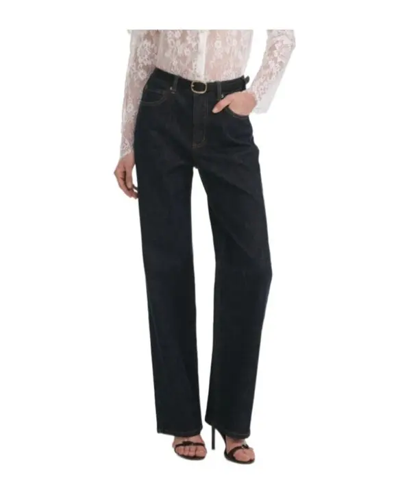 SELF-PORTRAIT 5-pocket Straight Jeans