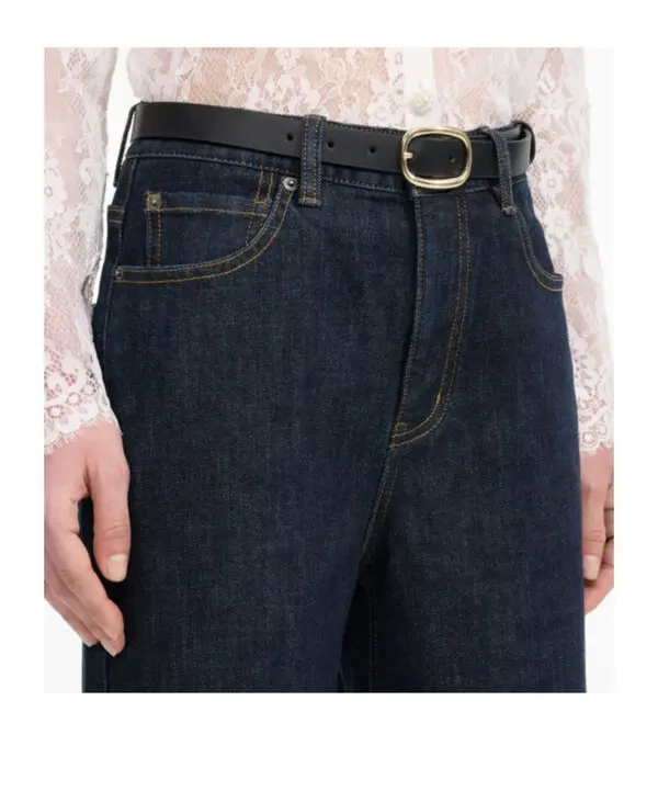 SELF-PORTRAIT 5-pocket Straight Jeans