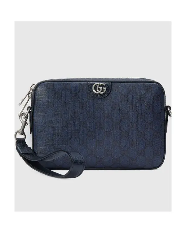 Gucci Ophidia Gg Zipped Shoulder Bag - Black