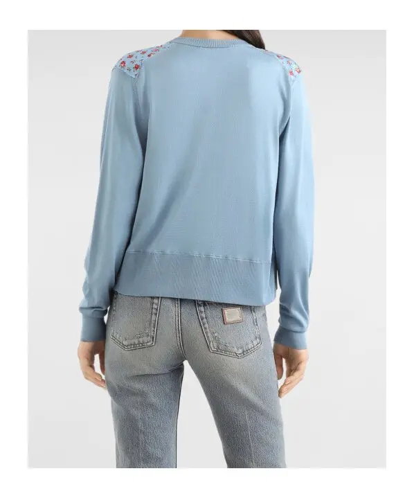 Dolce & Gabbana Floral Print Long Sleeve Cardigan