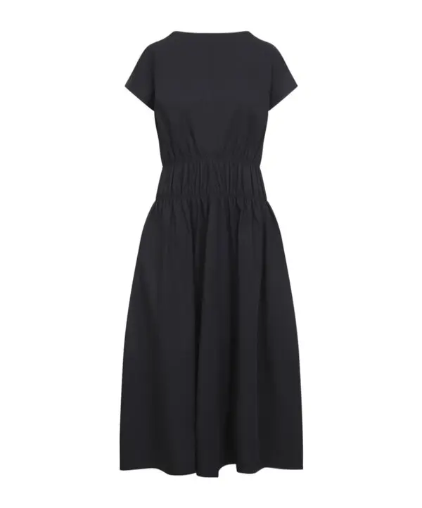 Studio Nicholson Simos Ruched Waist Dress - Black