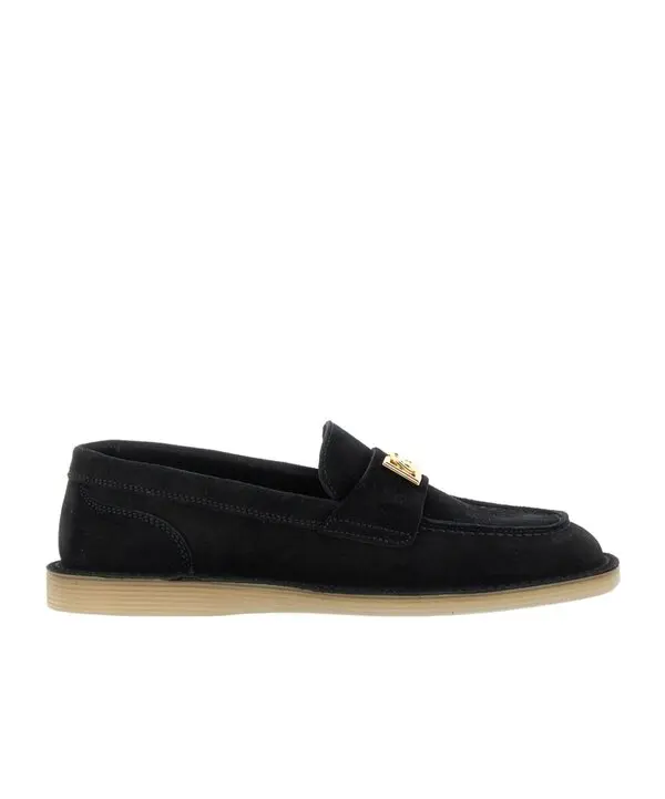 Dolce & Gabbana Logo Plaque Moccasins