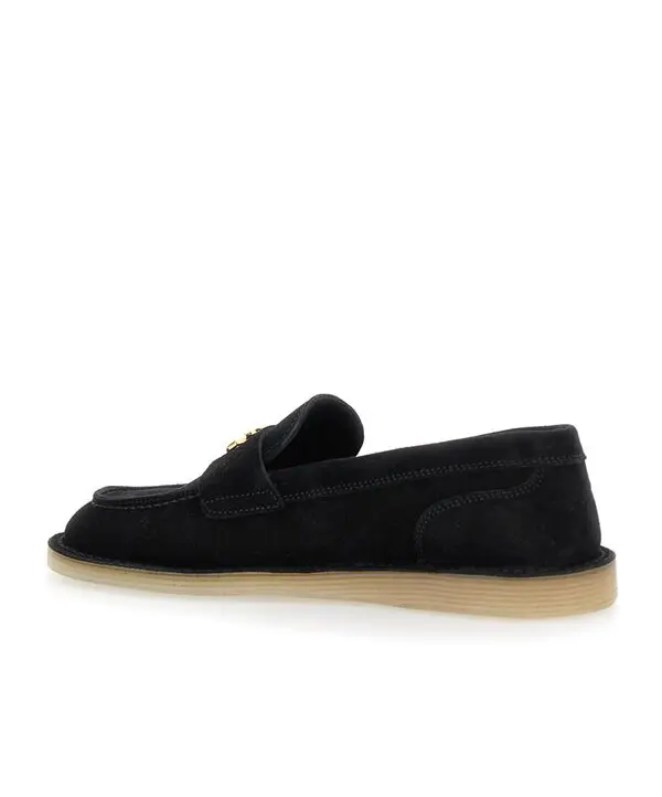 Dolce & Gabbana Logo Plaque Moccasins