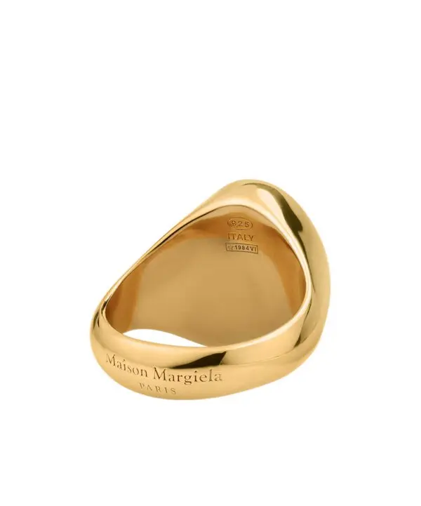 MAISON MARGIELA Oval Signet Ring - Gold