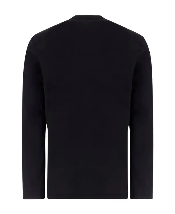 JAMES PERSE Long Sleeved Crew Neck T-shirt - Black