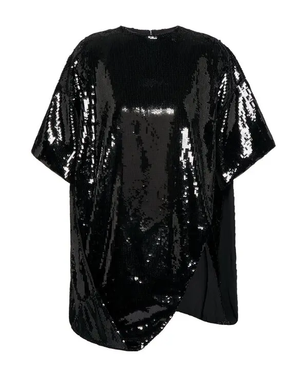 Valentino Garavani Embellished Sequin Crewneck T-shirt