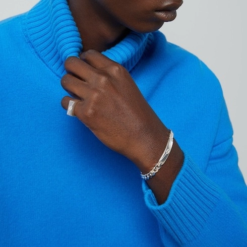 Gucci Diagonal Interlocking G Bracelet