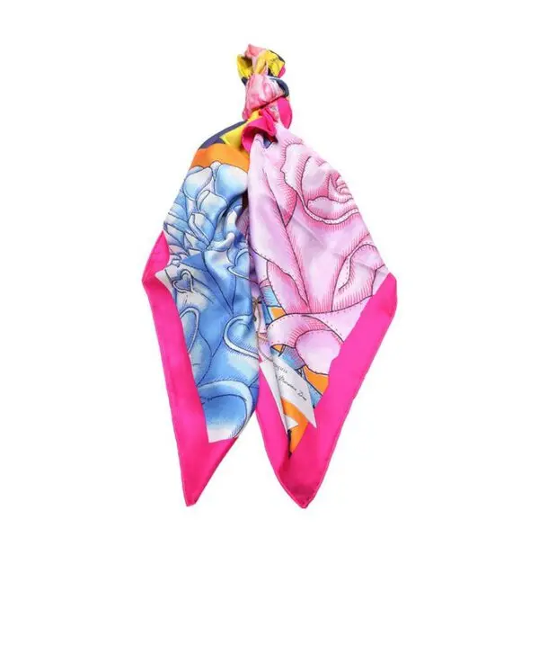 Dior Printed Silk Scarf - Pink